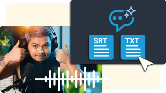 Audio / Video rein Text und Video raus - AquaSoft Transcriptor
