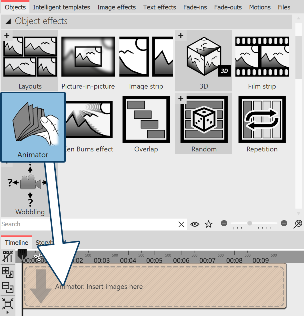 Object effects > Animator - Stages 12